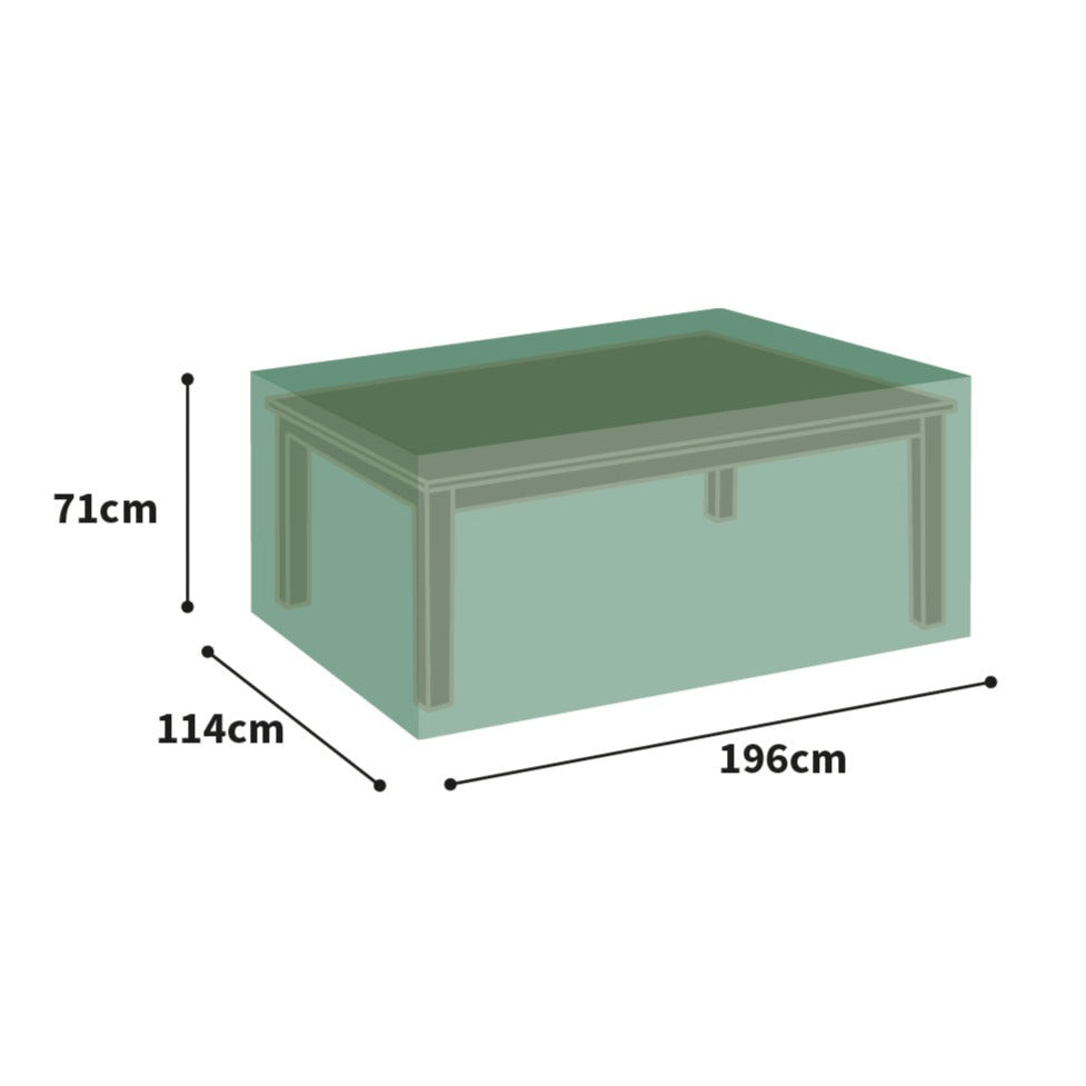 Bosmere All-Weather Rectangular Table Cover - 8 Seat Green – Garden ...