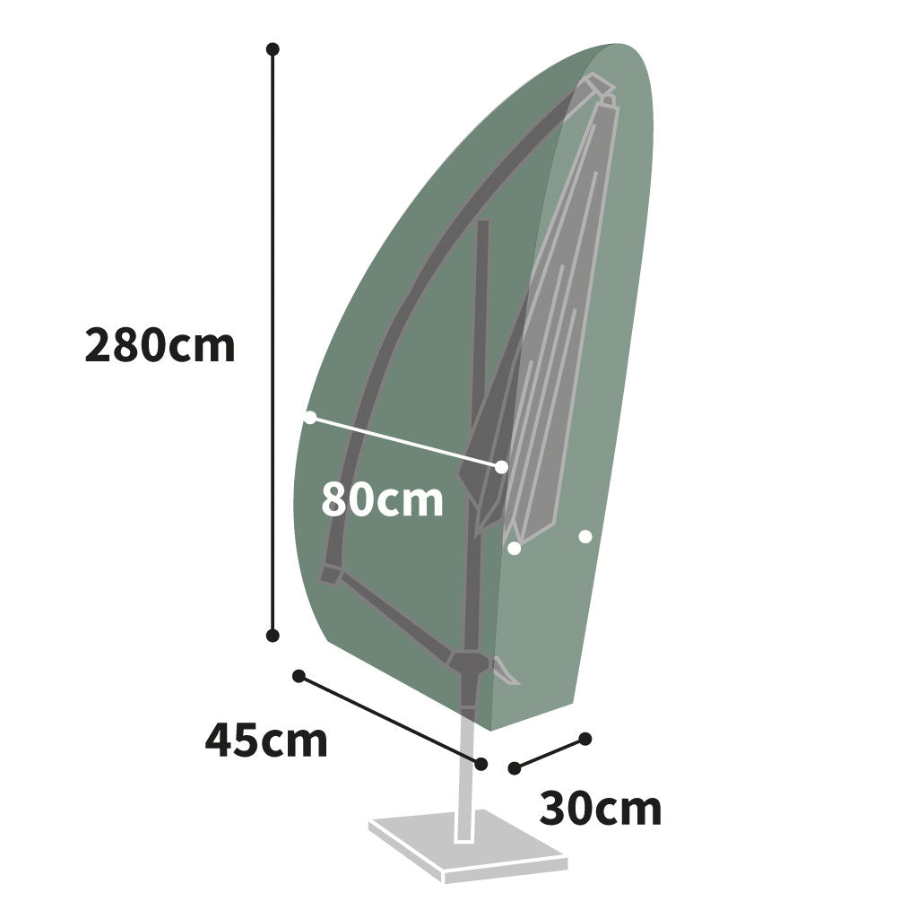 Protector 6000 Sail Parasol Cover - Green – Garden Cover Store