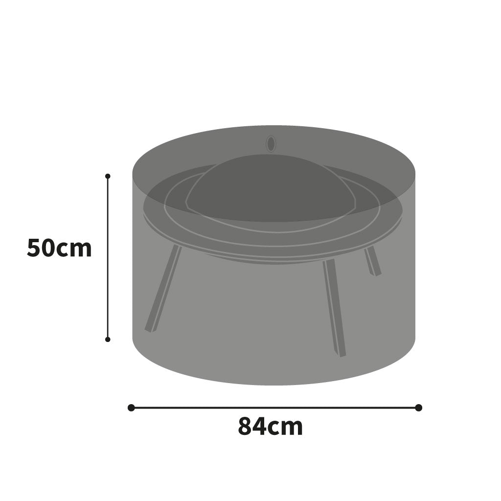 Protector 6000 Large Round Fire Pit Cover- Storm Black – Garden Cover Store